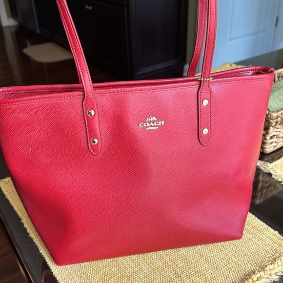 Coach | Bags | Coach Classic Red Tote | Poshmark